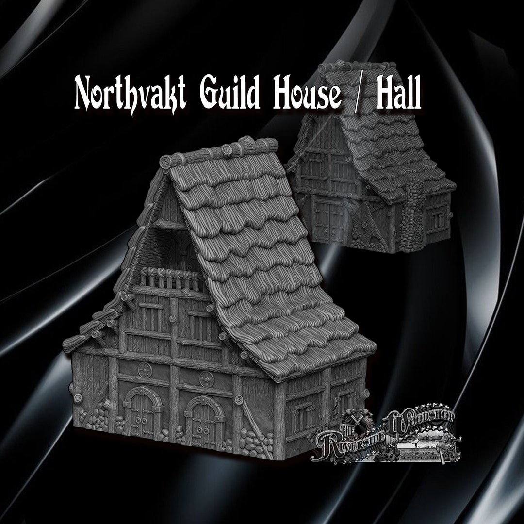 Guild House / Hall 15mm or 28mm Scale Northvakt Viking - Etsy