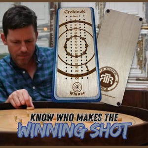 4 Player Crokinole Score Board ~ Games ~ Crokinole ~ Shuffle Board ...