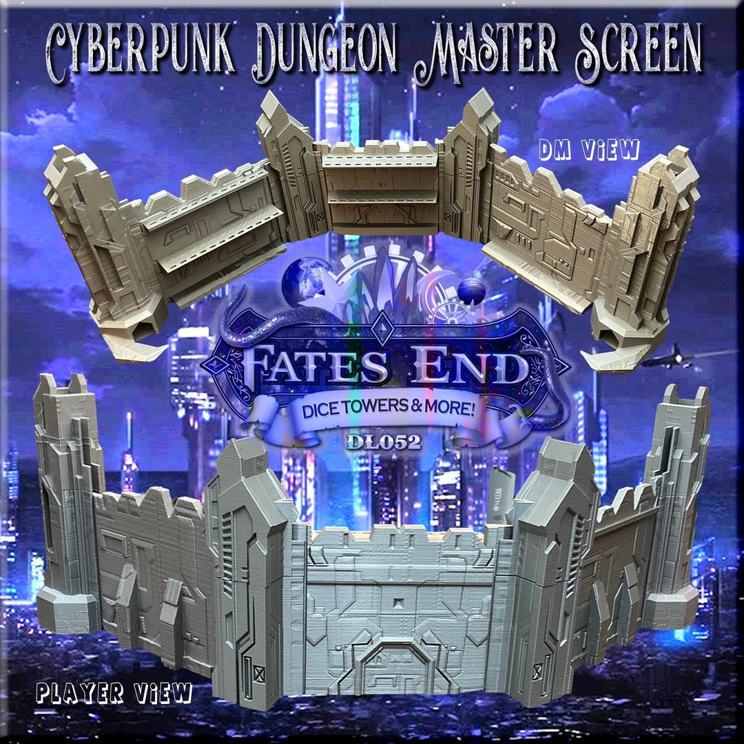 Dungeon Master Screen Tabletop Gaming RPG Dice Tower - Etsy