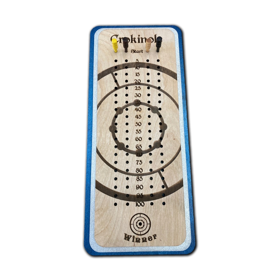 4 Player Crokinole Score Board Games Crokinole Shuffle - Etsy