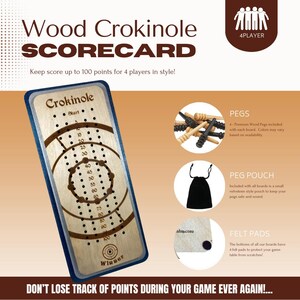4 Player Crokinole Score Board ~ Games ~ Crokinole ~ Shuffle Board ...