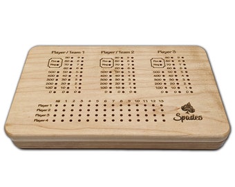 Card Game Score Board - Etsy