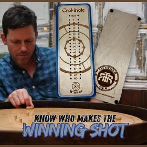 2 Player Crokinole Score Board ~ Games ~ Crokinole ~ Shuffle Board ...