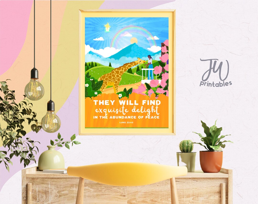 JW Scripture Poster | JW Art | Jw Gifts | Art Print | Artwork | Pioneer ...