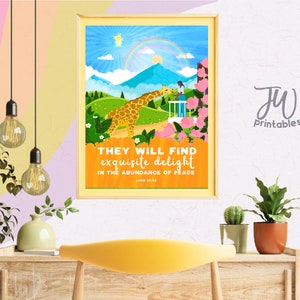 JW Scripture Poster | JW Art | Jw Gifts | Art Print | Artwork | Pioneer ...