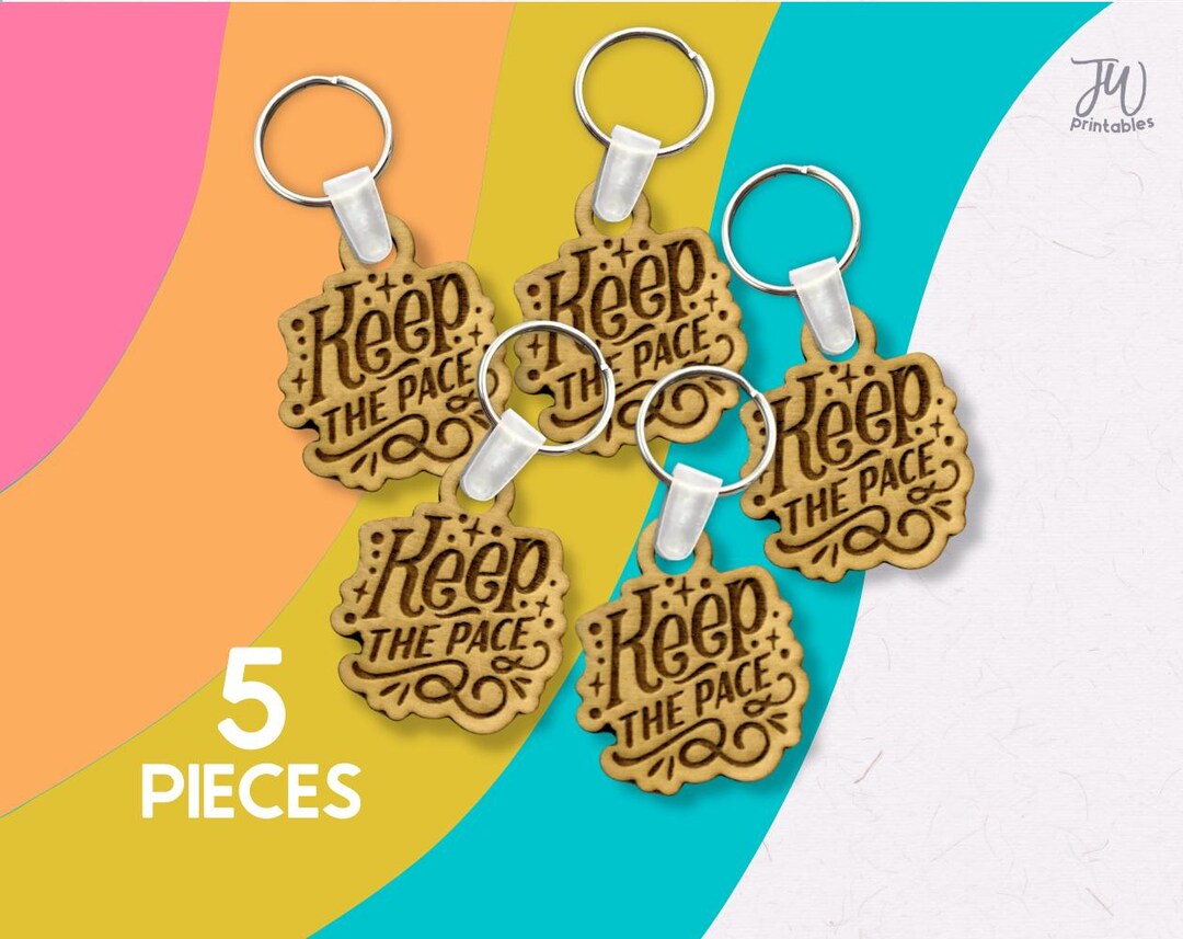 JW Keychains - Wooden Design for Favors or JW Gifts, Wooden Keychain ...