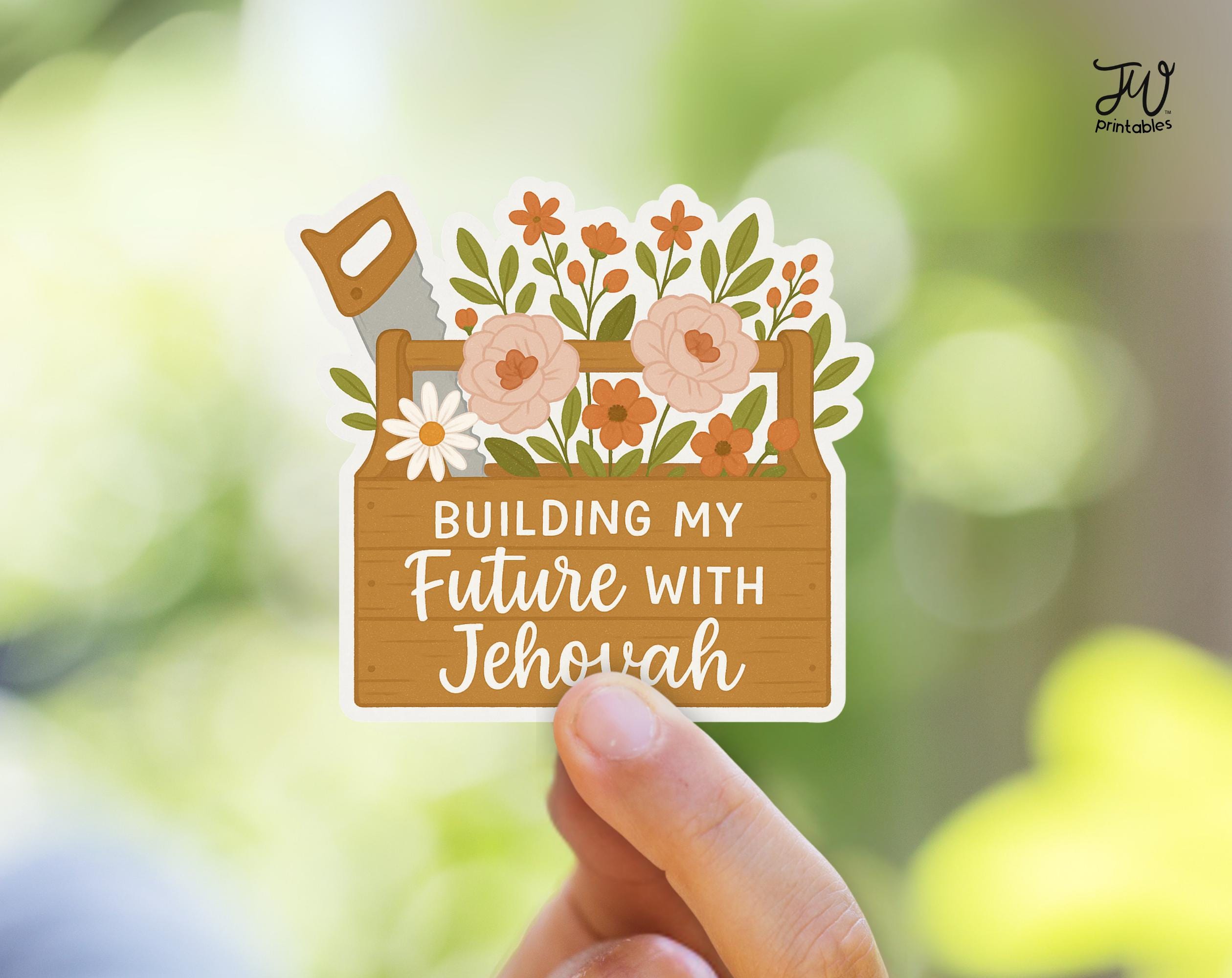 JW 2 Inch Stickers Labels - for Baptism Gifts, Pioneer Gifts, and ...