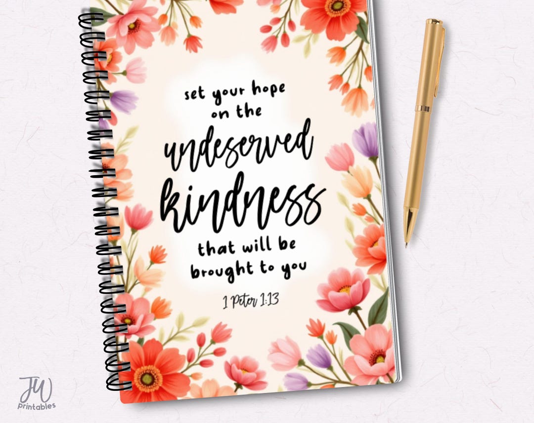 JW Notebook for Bible Study & Meeting Notes | Jw Journal | Jw Gifts for ...