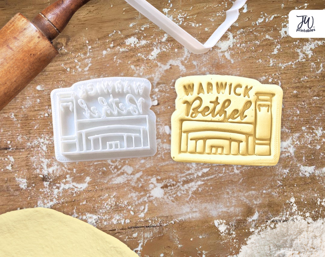 Warwick Bethel JW Cookie Cutter, Stamp & Embosser for Sugar Cookies ...