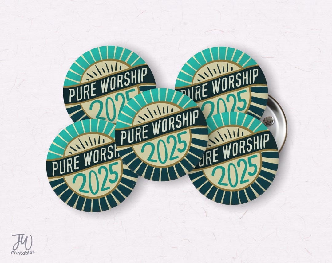 2025 JW Convention Button Pins – Set of 5 (1-inch) | Encouraging JW ...