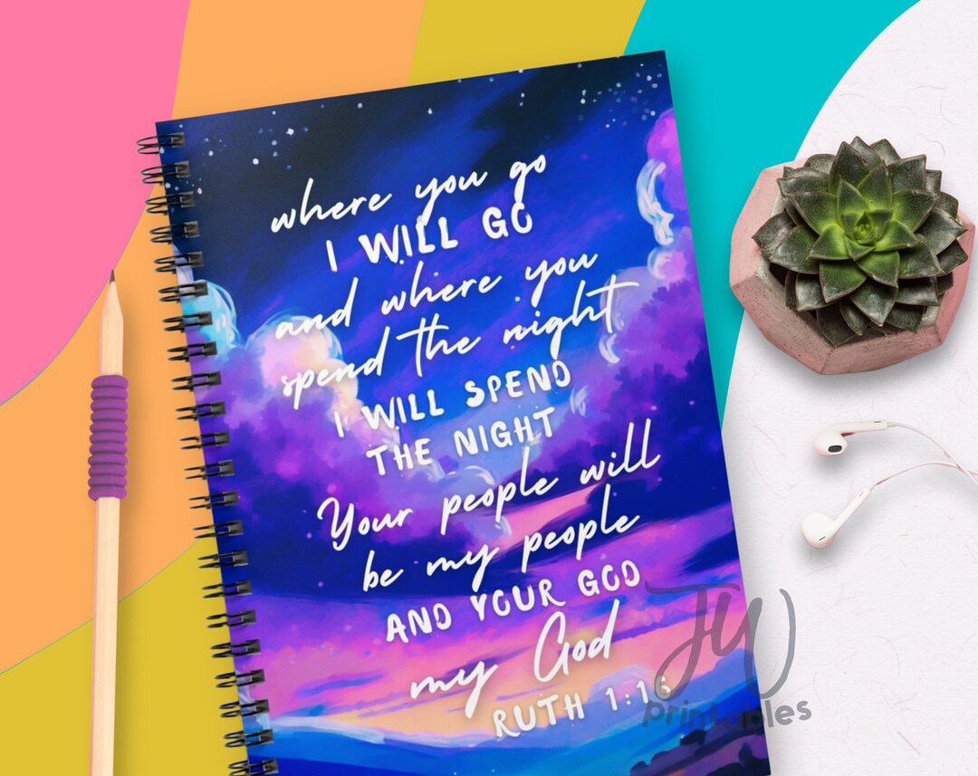 Lined Spiral Scripture Notebook | Jw Study | Letter Writing | JW ...