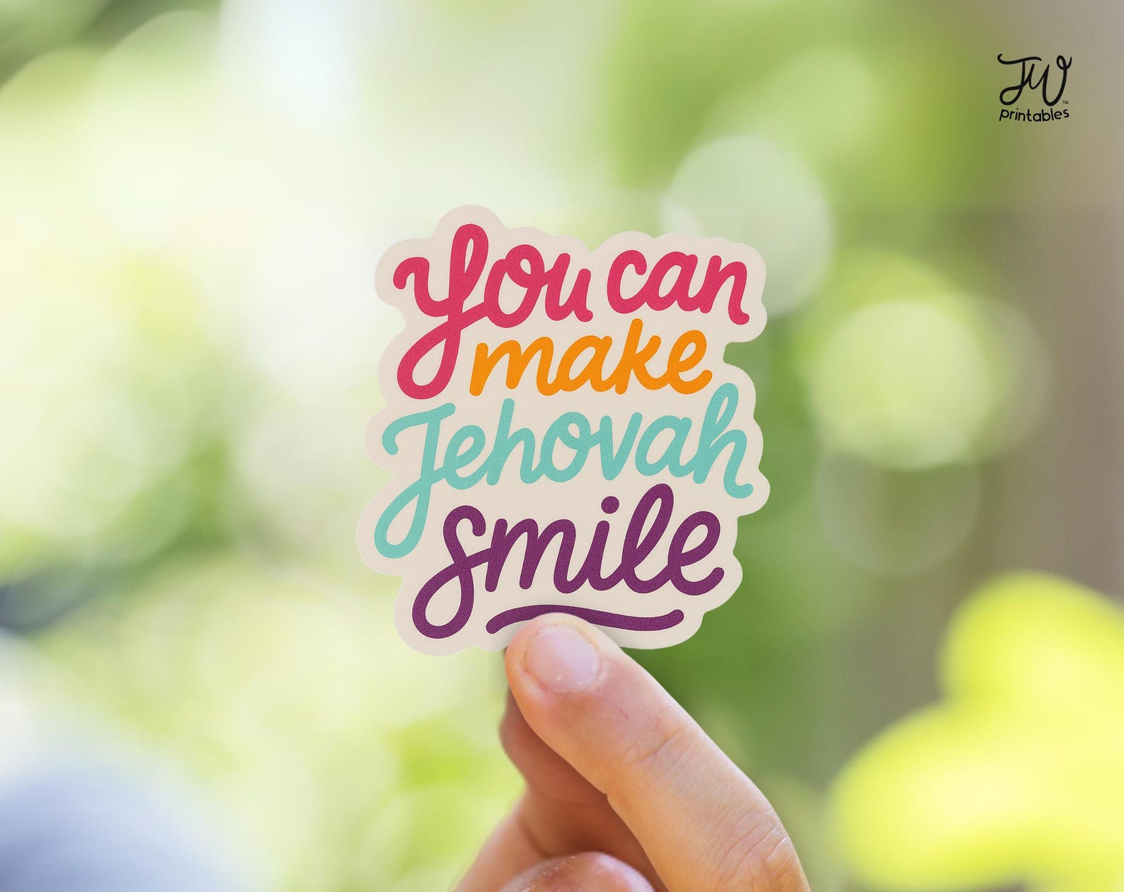 JW Sticker | for Baptism, Pioneer & Convention Gifts | Planner ...