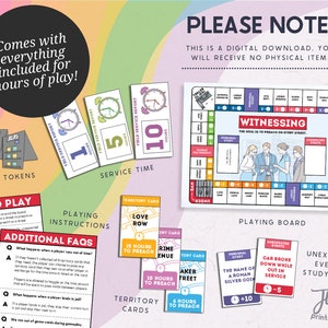 Witnessing Board Game | JW Game | Jw Kids | Jehovah's Witnesses | JW ...