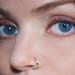 Thin Small Nose Ring Hoop, Tight Nose Ring, Boho Nose Ring Beads ...