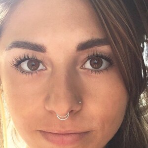 Silver Septum Ring Snug Septum Hoop Septum Ring Hoop Gold - Etsy