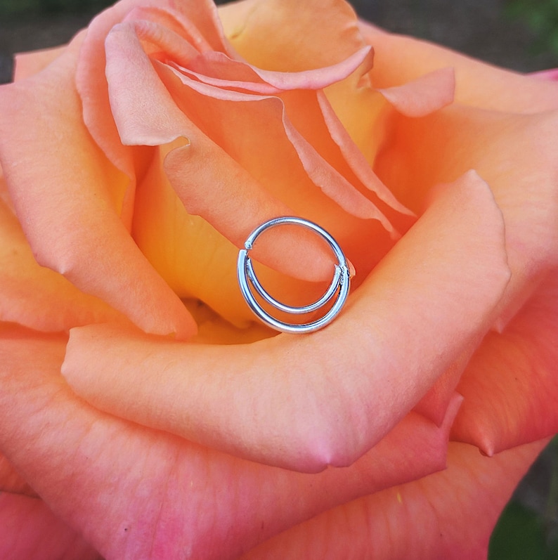 Silver Septum Ring Snug Septum Hoop Septum Ring Hoop Gold - Etsy