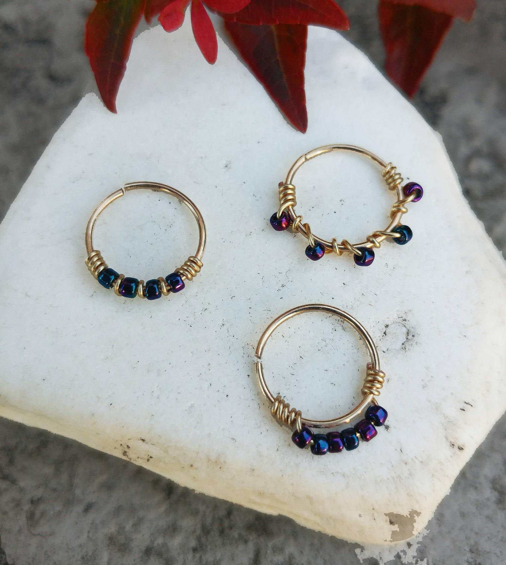 Women's Nose Ring Cute Nose Ring Tiny Hoop for Nose - Etsy