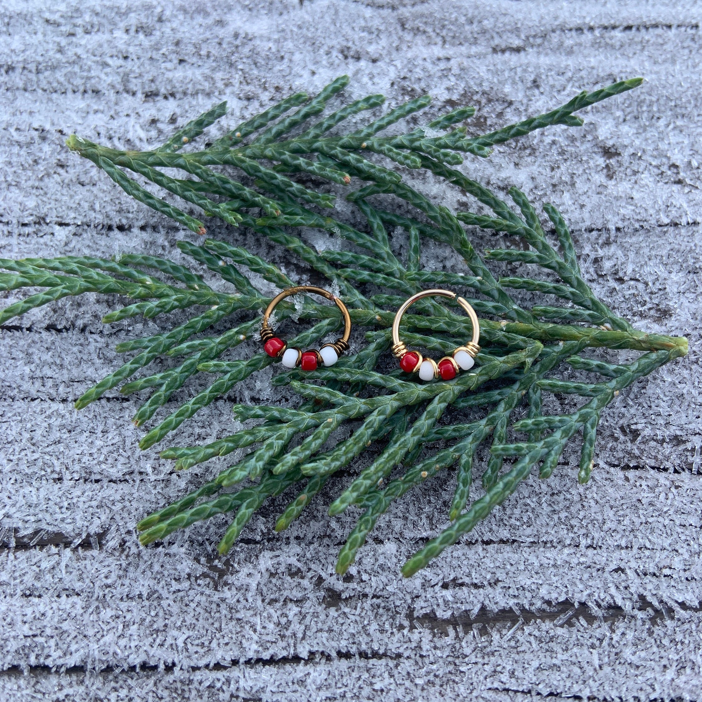 Sterling Silver Snowflake Nose Ring Snug Nose Ring Hoop Nose - Etsy