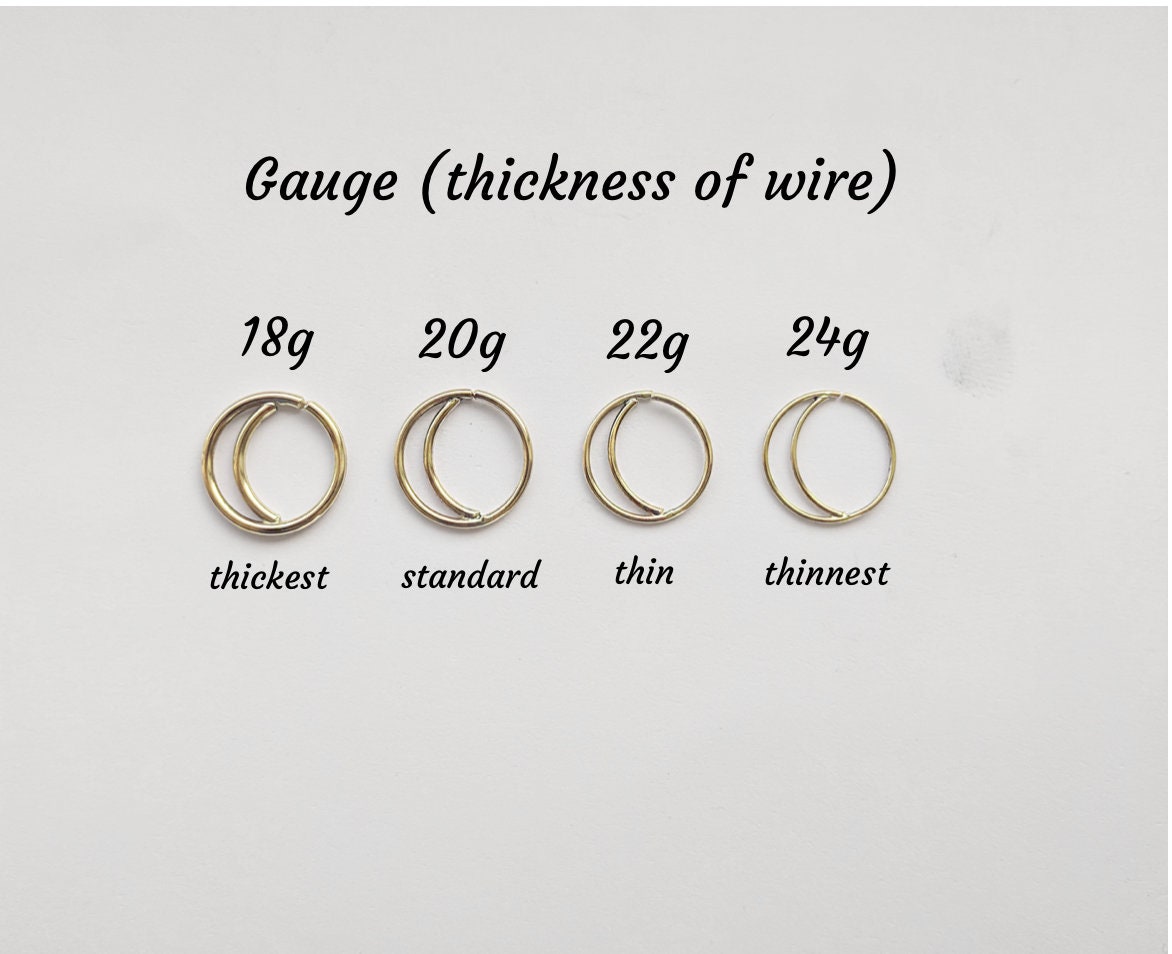 Crescent Nose Ring Nose Piercing Moon Nose Ring Nose Stud Silver Nose Hoop Thin Nose Ring Snug Nose Ring Double Nose Ring