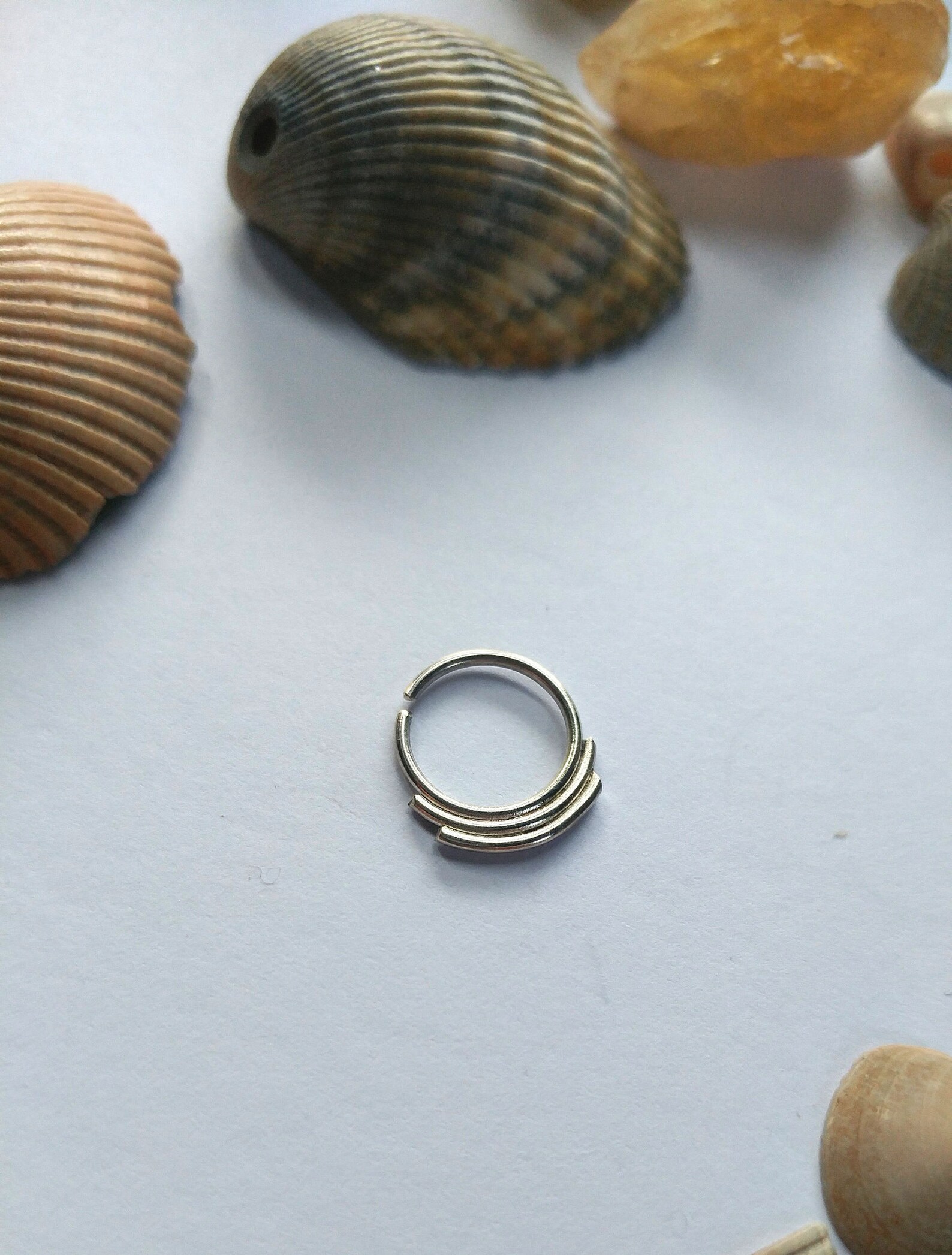 Solid Silver Nose Ring Minimalist Nose Ring Nose Ring Hoop - Etsy