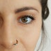 Thin Small Nose Ring Hoop, Tight Nose Ring, Boho Nose Ring Beads ...