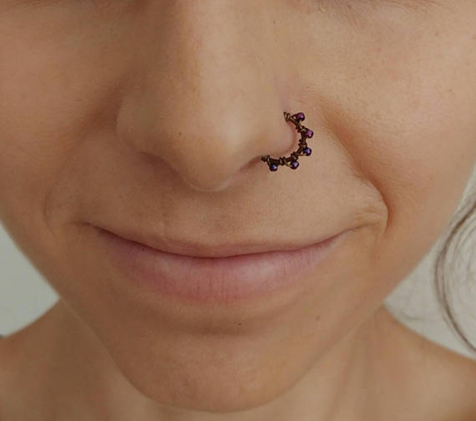 Women's Nose Ring Cute Nose Ring Tiny Hoop for Nose - Etsy