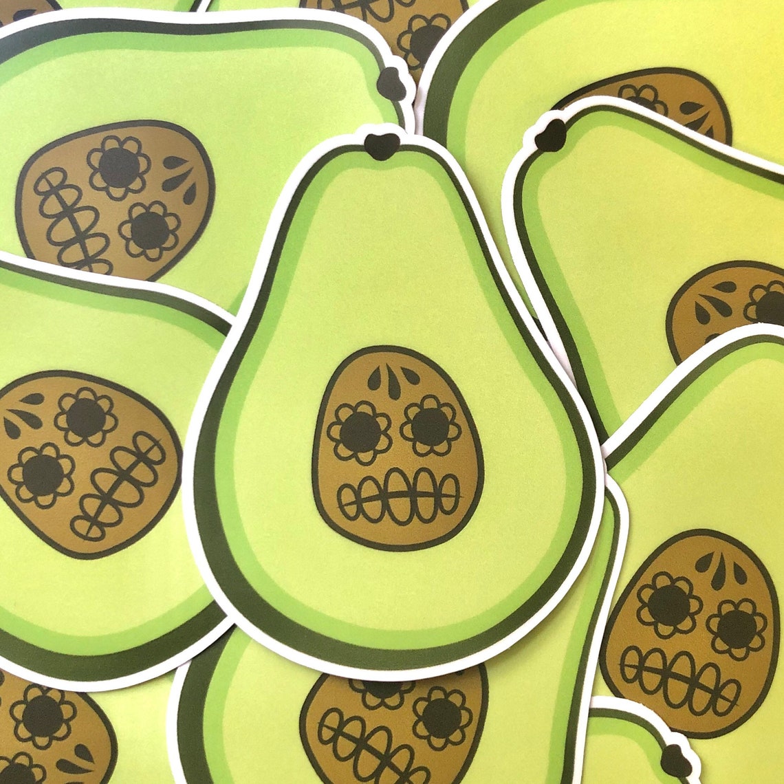 Avocado Sticker - Etsy