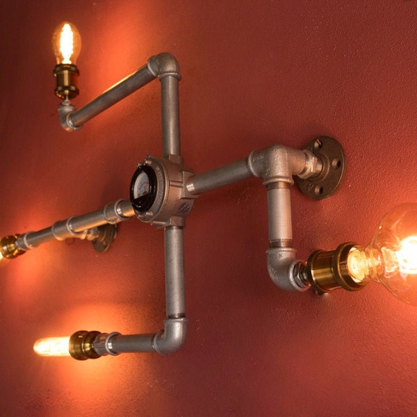 Pipe Lamp - Etsy