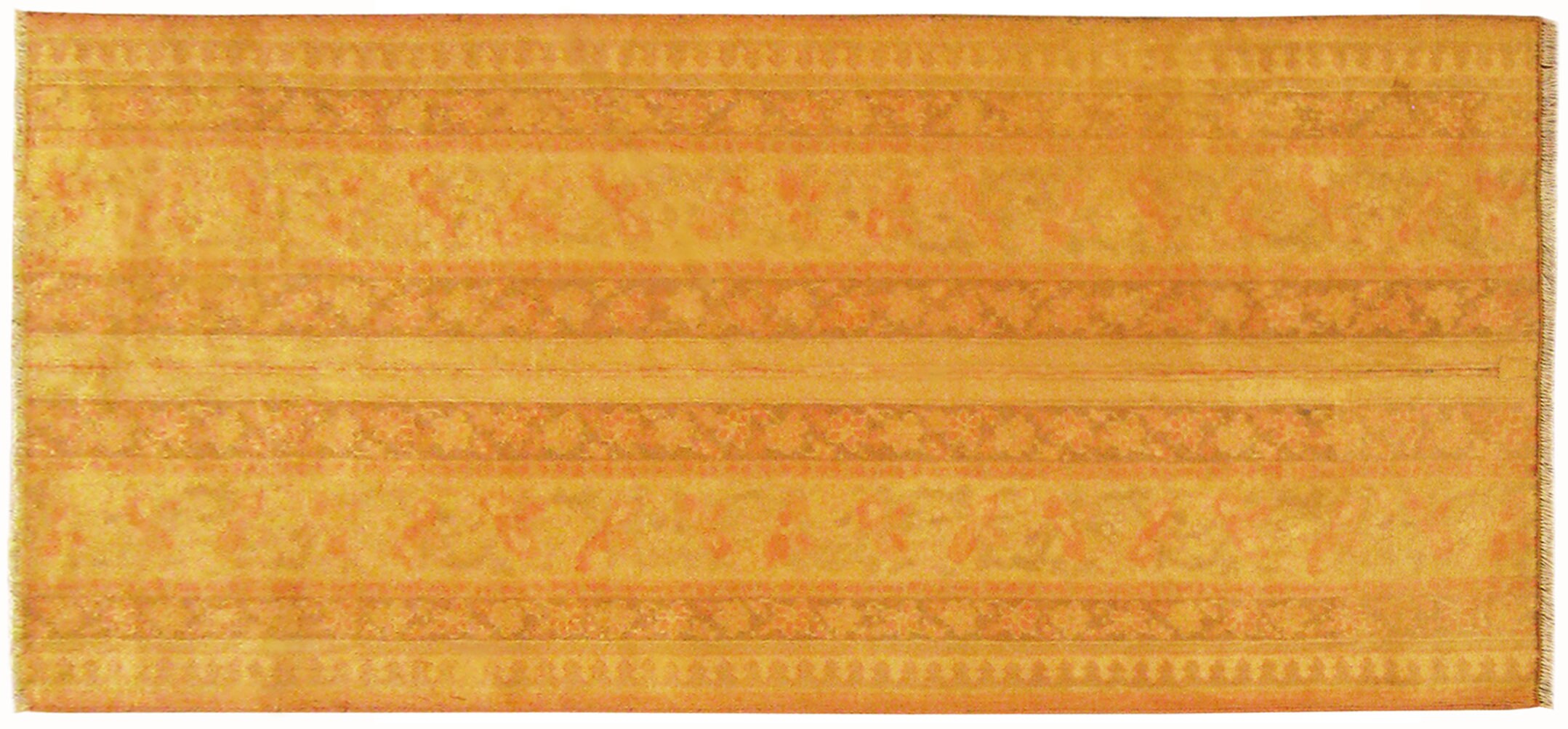 Antique Indian Agra Rug, in Small Size, With Stripes and Soft Earth ...