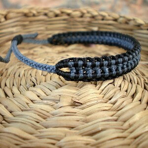 Macrame Bracelet Men. Mens Friendship Bracelet. Adjustable Mens ...