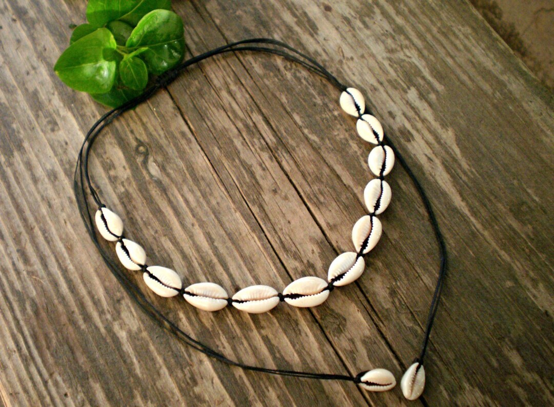 Cowrie Shell Necklace Handmade - Etsy