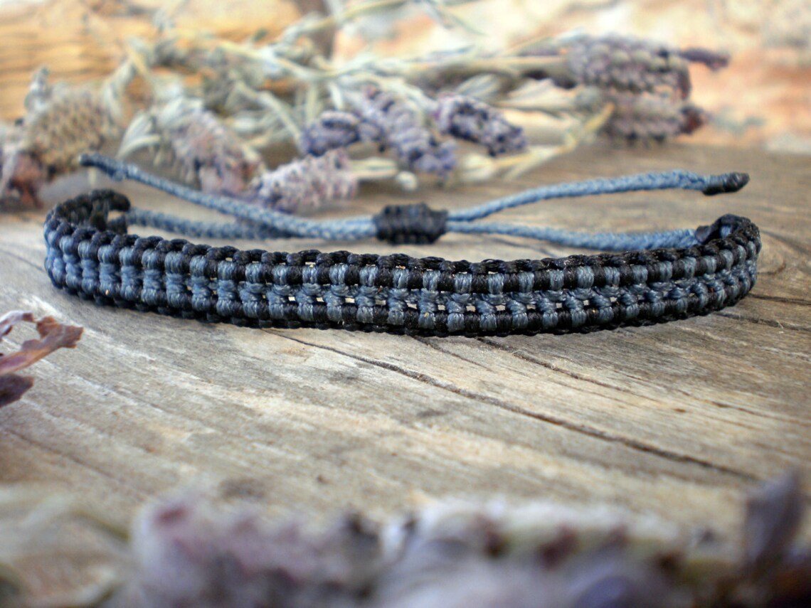 Macrame Bracelet Men. Mens Friendship Bracelet. Adjustable | Etsy