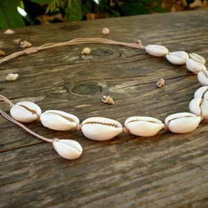 Shell Necklace Cowrie Shell Choker Macrame - Etsy