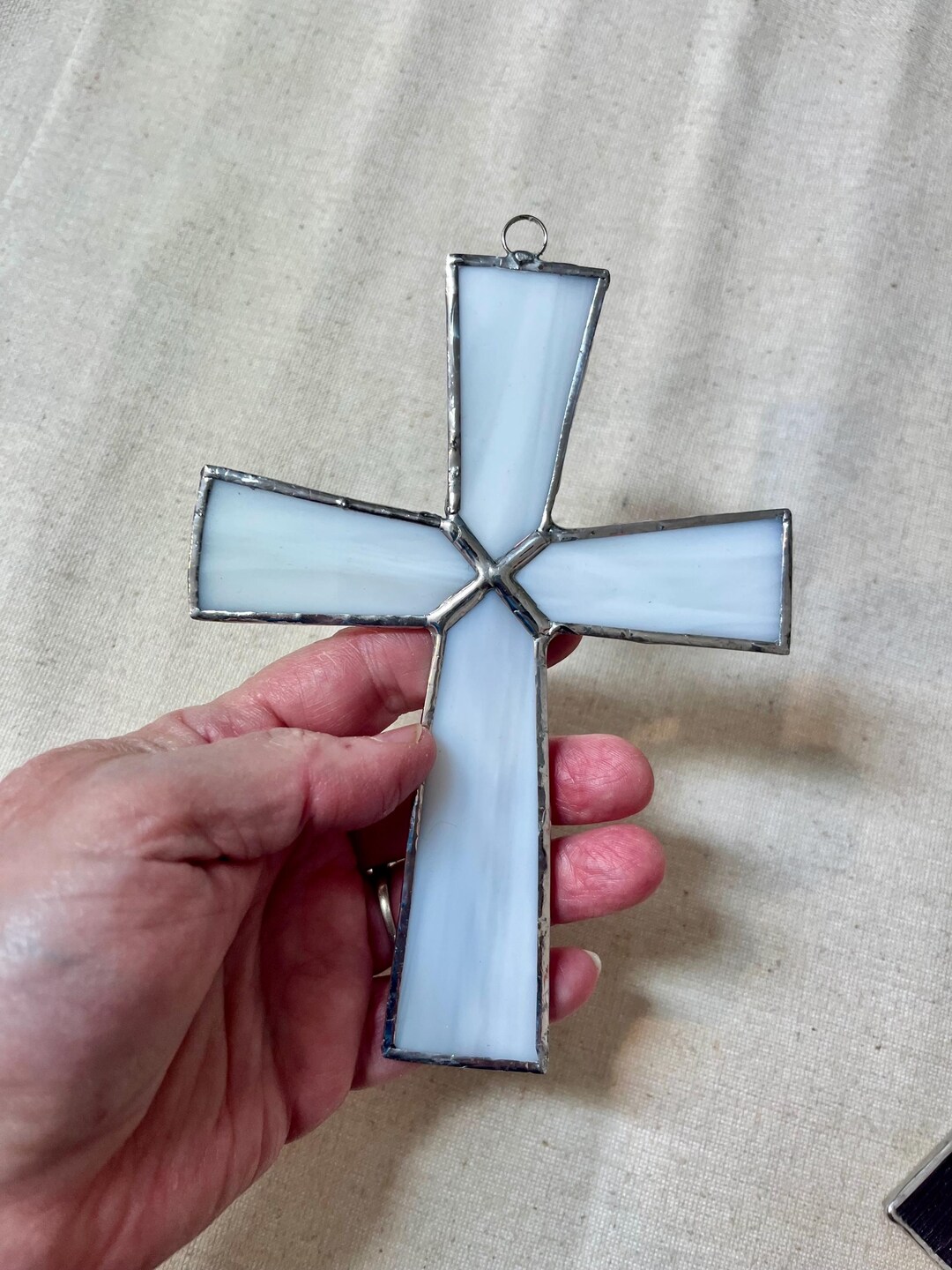 Stained Glass Cross Suncatcher - Etsy