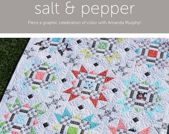 Salt 'N' Pepper Quilt Pattern by Heidi Cook for Villa Rosa Designs - Etsy