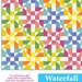 Waterfall Quilt Pattern - Etsy