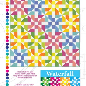 Waterfall Quilt Pattern - Etsy