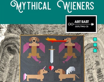 Mythical Wieners Quilt Pattern - Etsy