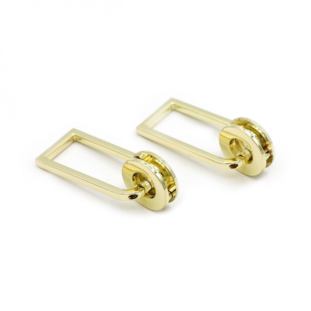 Two Grommet Strap Connectors- Gold - Etsy