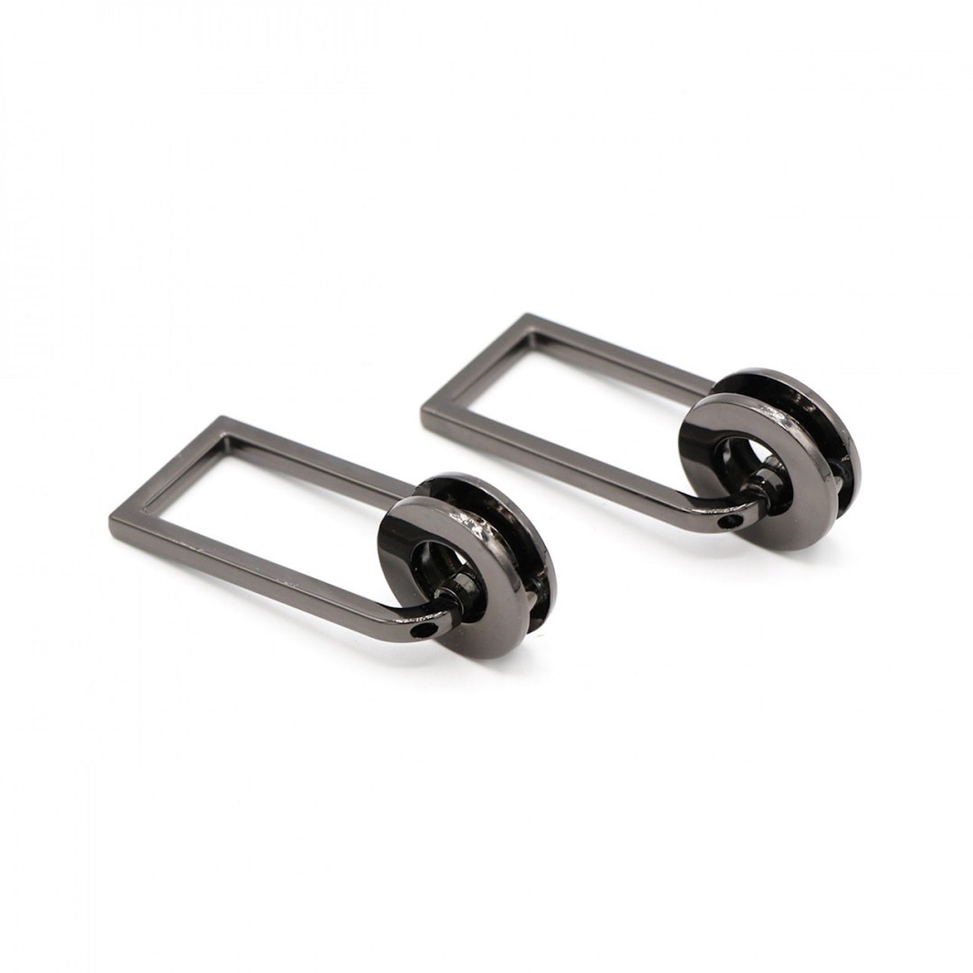 Two Grommet Strap Connectors- Gunmetal - Etsy