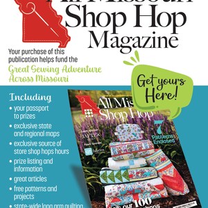2023 All Missouri Shop Hop Magazine: Free Store Quilt Square - Etsy