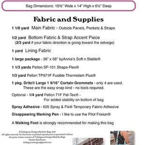 The Big Bag Pattern - Etsy