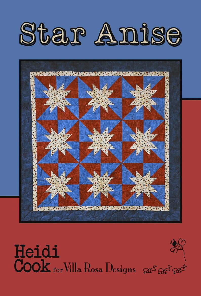 Star Anise Quilt Pattern (cardstock) - Etsy