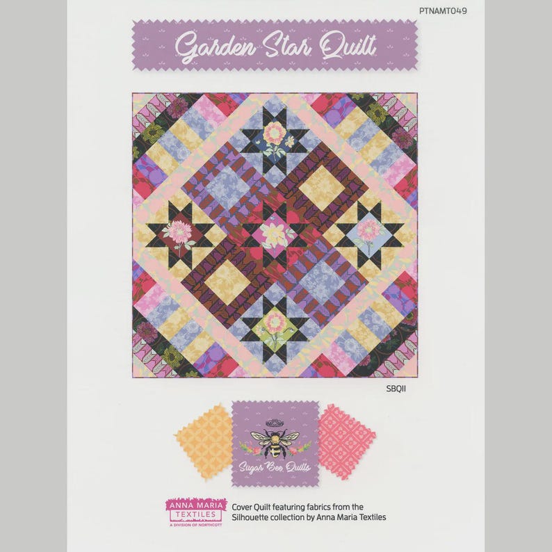 Garden Star Quilt Pattern - Etsy