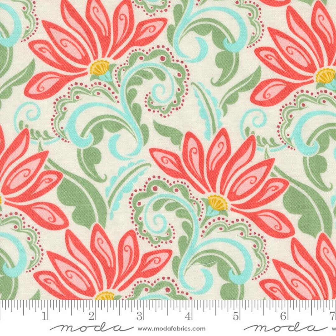 Tango- Cream Tangerine Valencia: Sold by the 1/2 Yard. - Etsy