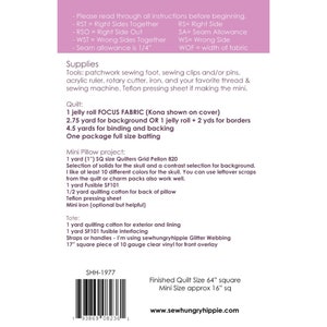 Candy Crush 2.0 Skull Quilt Pattern by Sew Hungry Hippie - Etsy