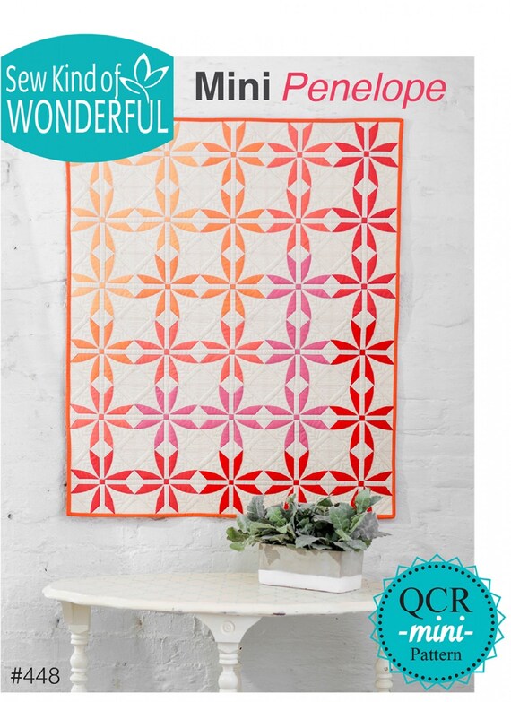 Mini Penelope QCR Mini Quilt Pattern - Etsy