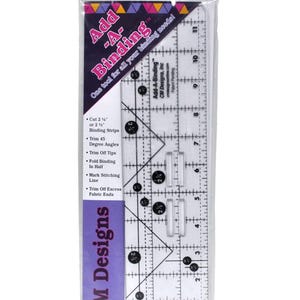 Add -A- Binding Ruler - Etsy