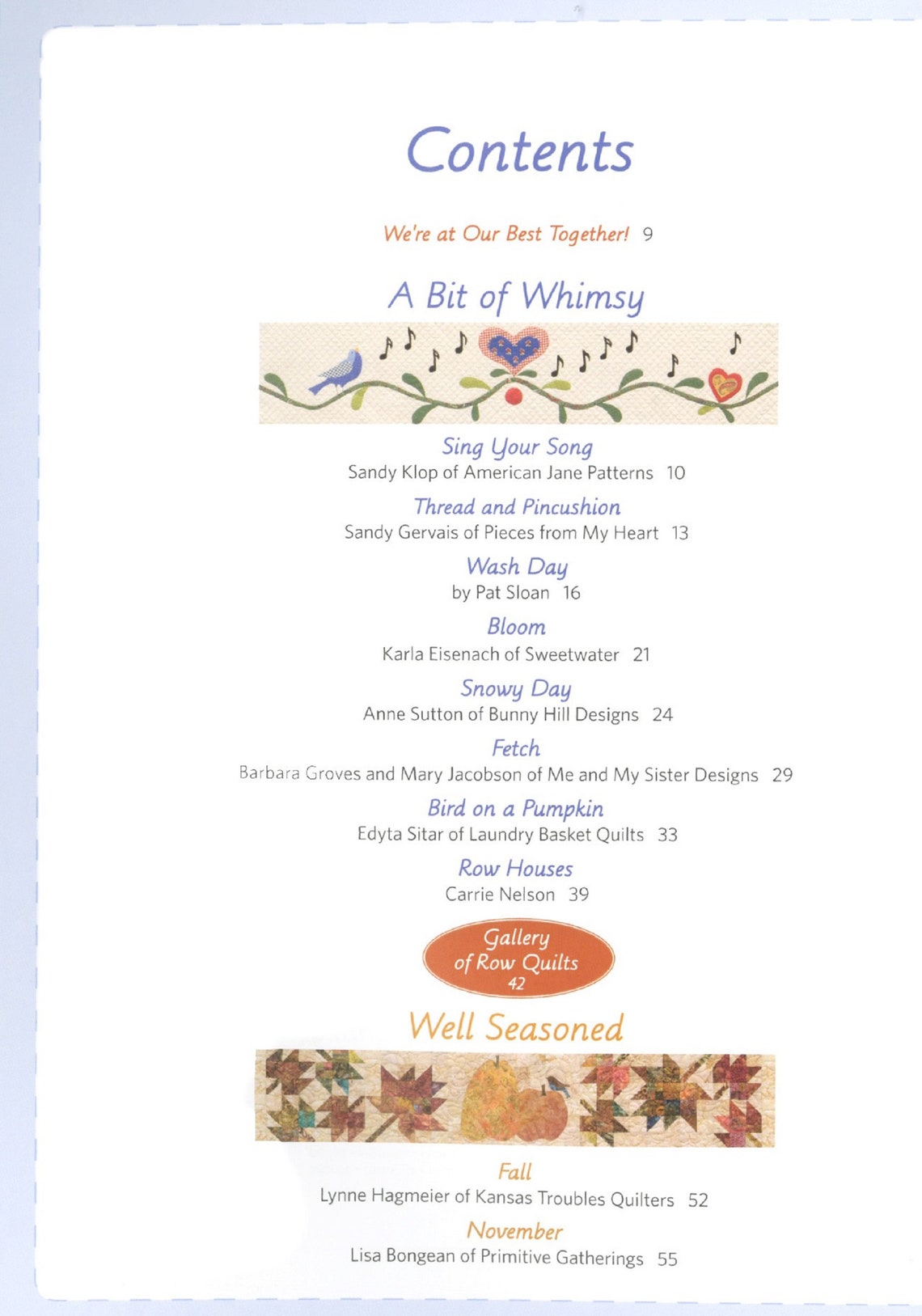 Moda All Stars / All in A Row / 24 Row by Row Quilt Designs / - Etsy