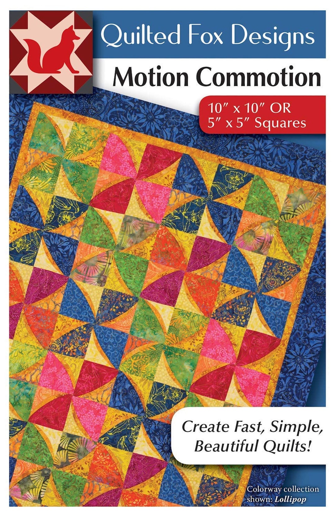 Motion Commotion Quilt Pattern - Etsy